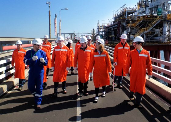 Terminal de GNL Quintero recibe visita de representantes de la Unión ...