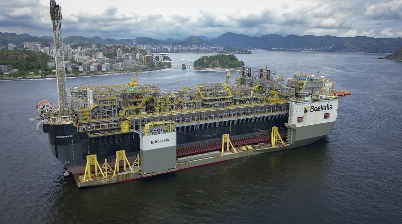 Puerto de Rio de Janeiro recibe a la plataforma FPSO P-70 - PortalPortuario