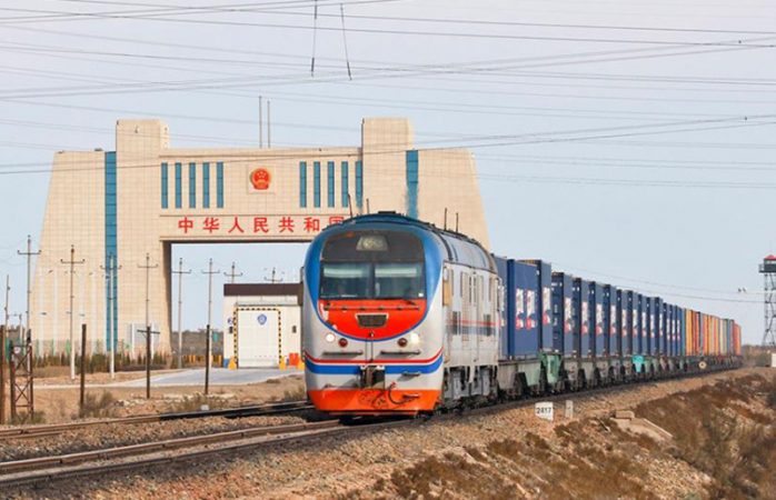Alashankou Border Port in Xinjiang tren china - PortalPortuario