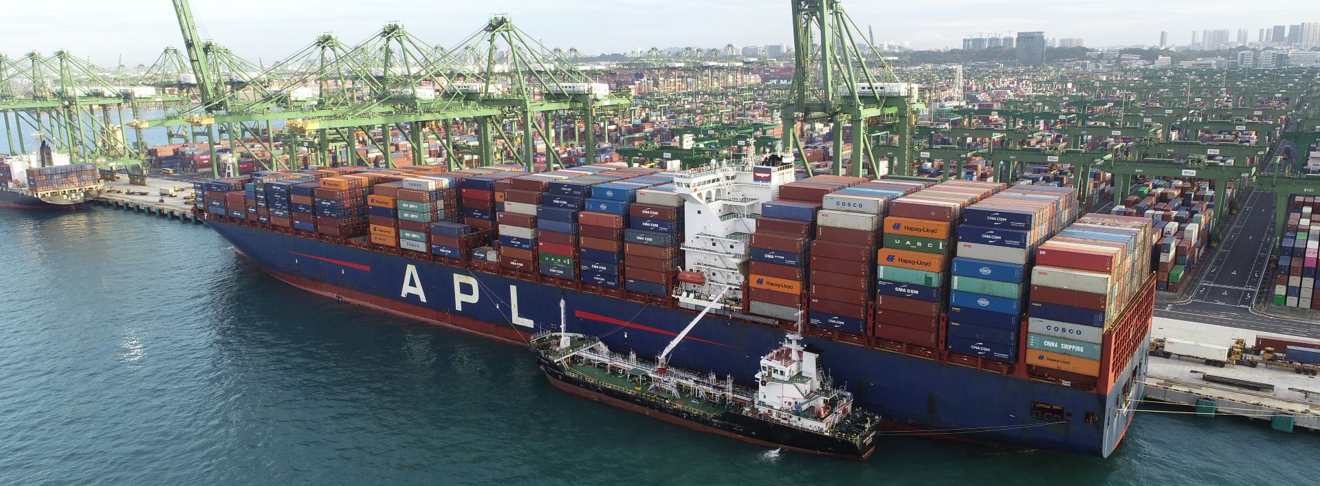 CMA CGM y Singapur realizarán pruebas de abastecimiento de ...