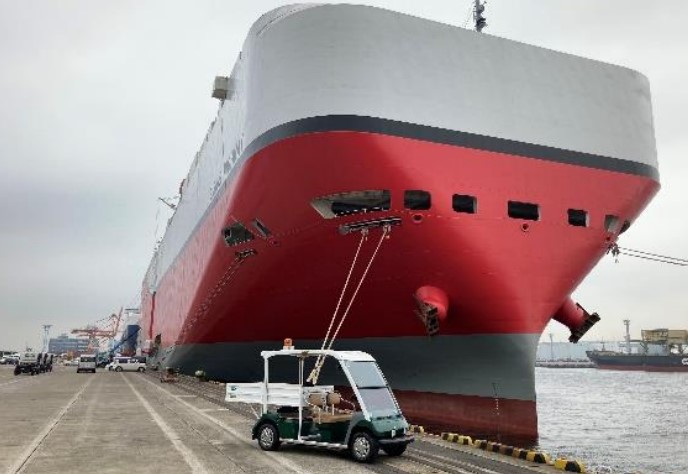 K Line realiza pruebas de vehículos de servicio sostenibles a bordo de ...