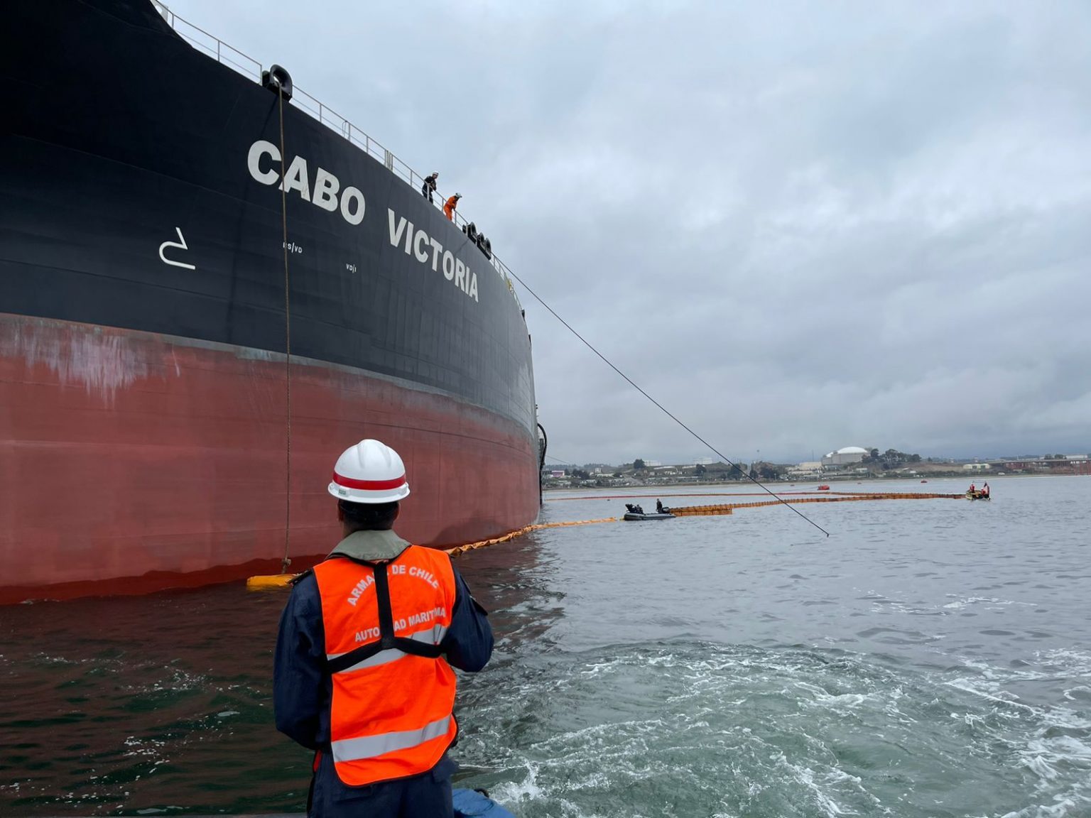 Realizan simulacro de derrame en terminal Enap de Quintero ...