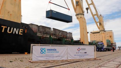 Argentina: Puerto de Punta Quilla recibe primera turbina de proyecto ...