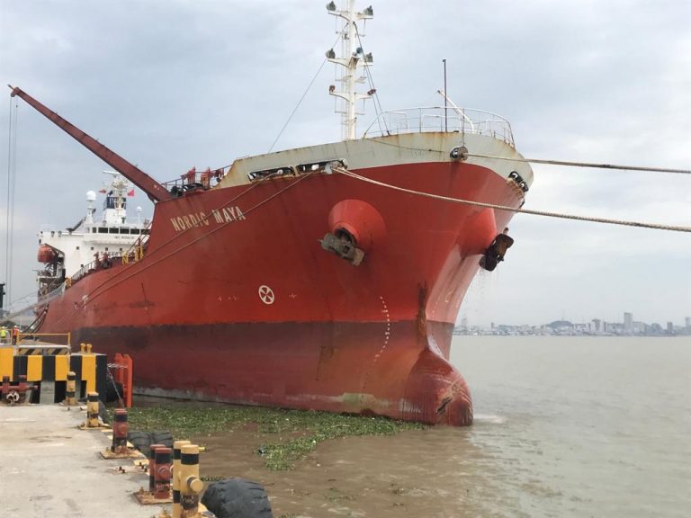 Ecuador: Ian Taylor agencia descarga de buque con más de 7 mil ...