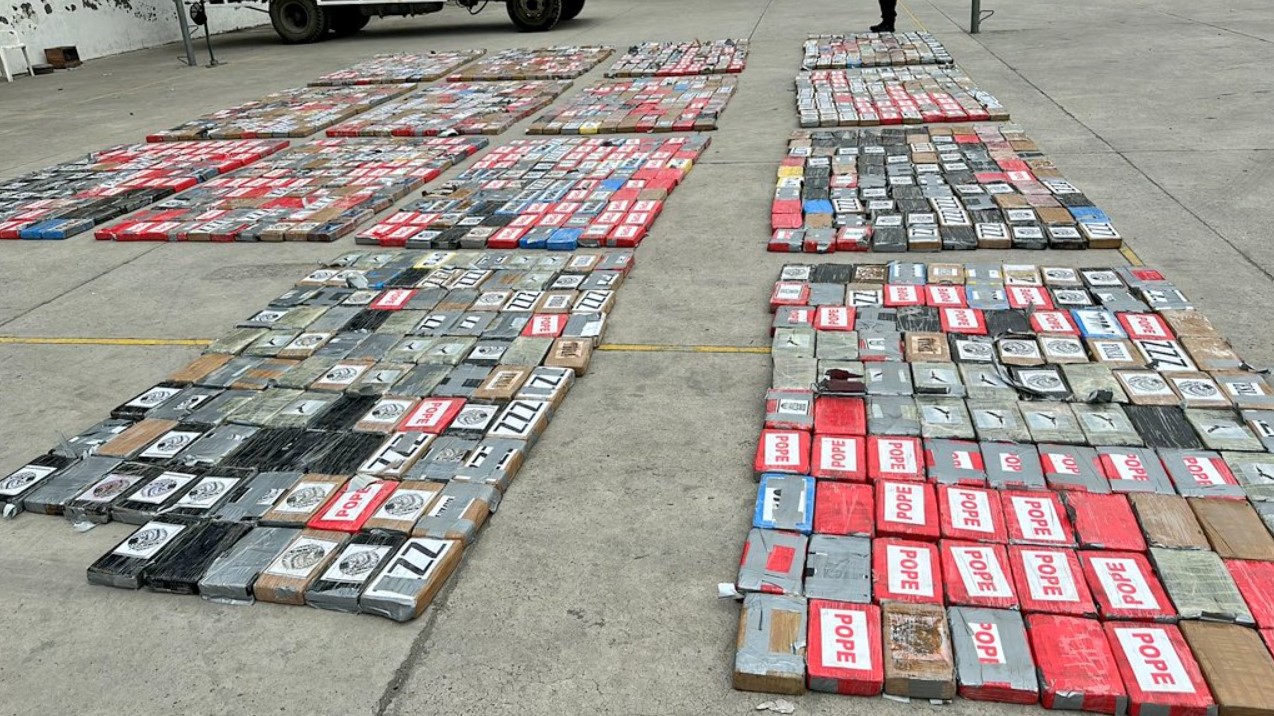 Ecuador: Incautan más de una tonelada de cocaína en uno de los puertos marítimos de Guayaquil ...