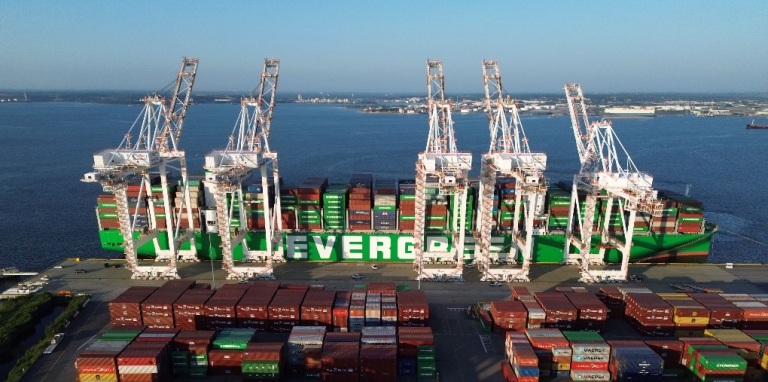 Ever Max récord Port of Baltimore - PortalPortuario