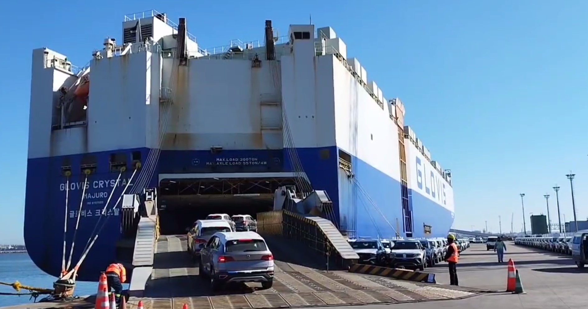 Uruguay: Realizan el mayor movimiento de vehículos del Puerto de ...