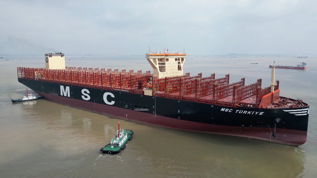 Video: Las pruebas de mar del nuevo gigante de 24.346 TEU de MSC ...