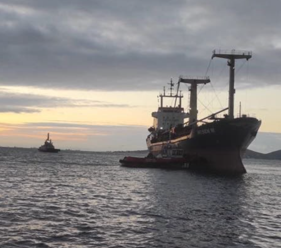 Hasen M es liberado tras encallar en Turquía - PortalPortuario