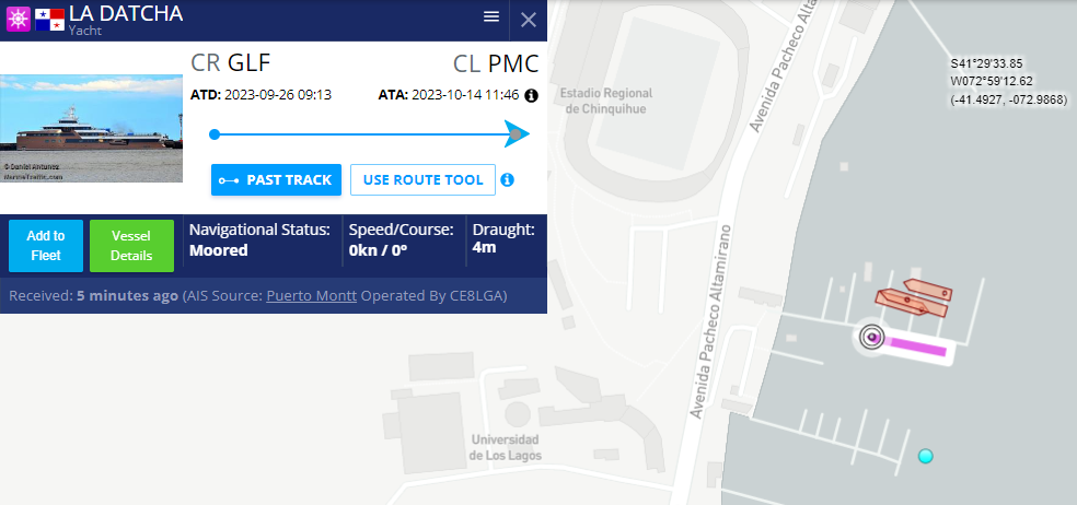 Puerto Montt recibe al yate La Datcha del magnate Oleg Tinkov ...