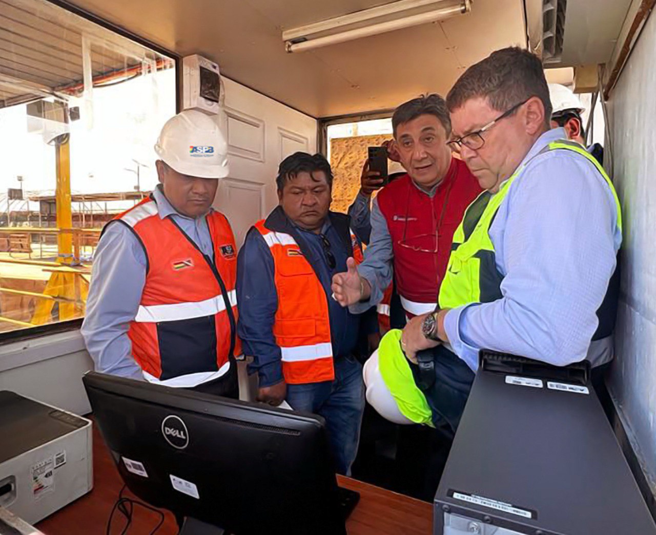 ASP-B instala sistema que permite automatizar despacho de carga boliviana en Puerto de Arica ...