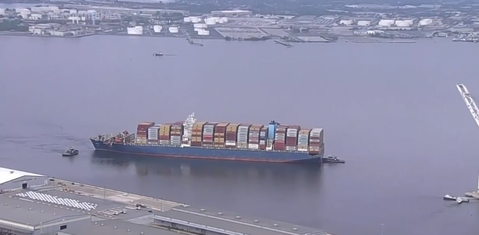 Canal de acceso a Puerto de Baltimore llega a 122 metros de ancho ...