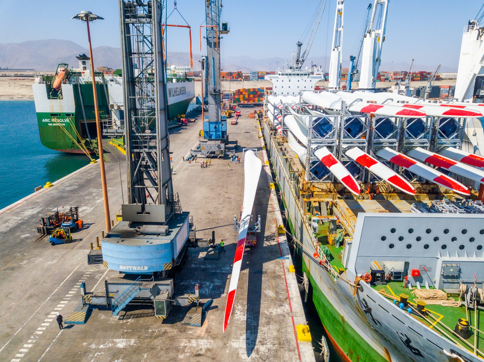 parque eolico puerto angamos - PortalPortuario