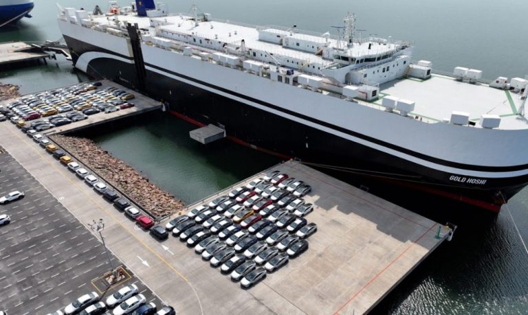 México: Buque Ro-Ro Gold Hoshi de ZIM realiza su primera maniobra en el ...