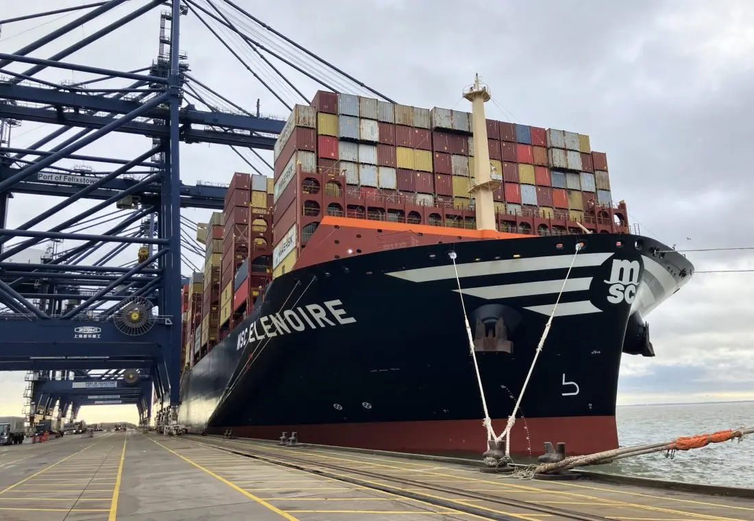 Puerto de Felixstowe establece nuevo calado récord en Reino Unido tras ...
