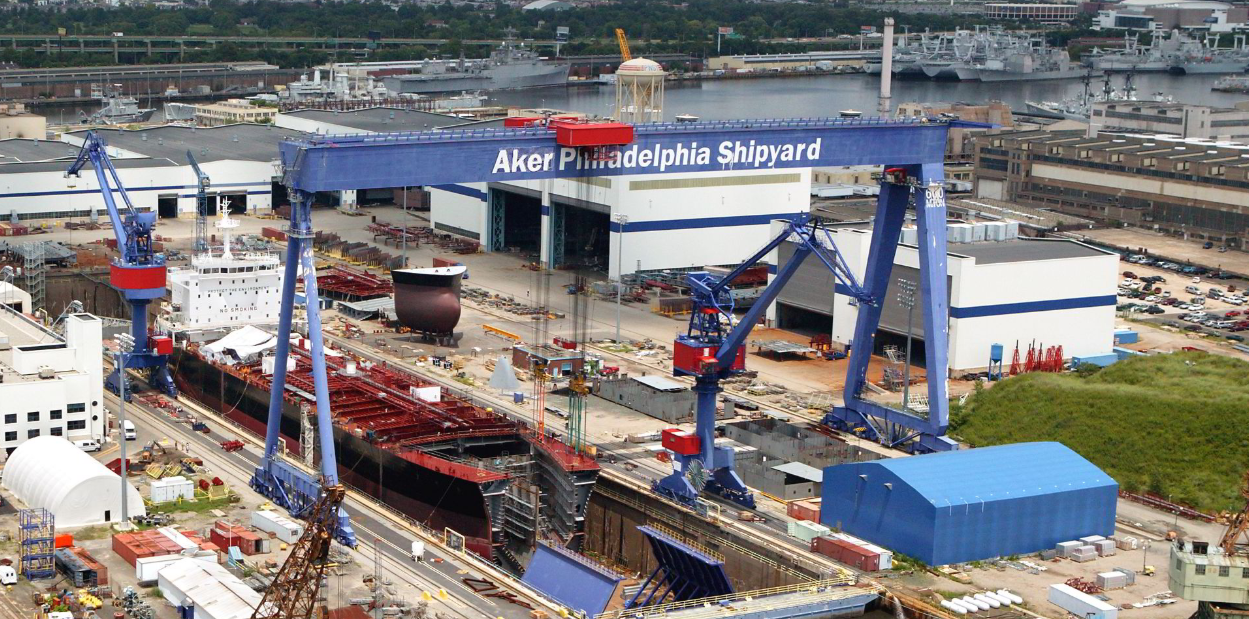 Astillero de Estados Unidos AKER PHILADELPHIA SHIPYARD - PortalPortuario