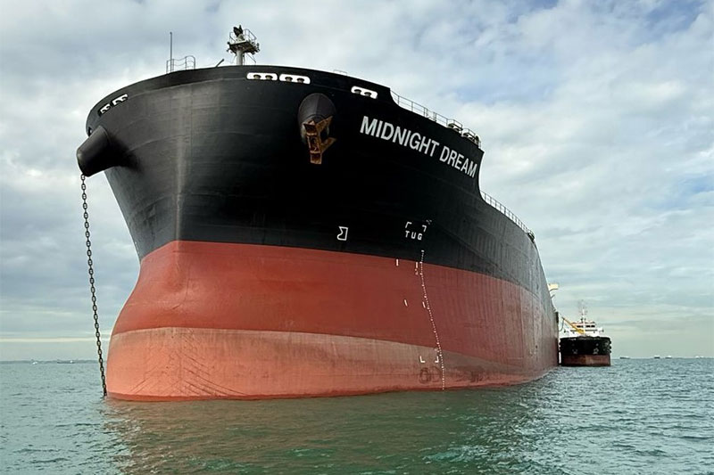 MOL completa abastecimiento de biocombustible en granelero Capesize para BHP - PortalPortuario