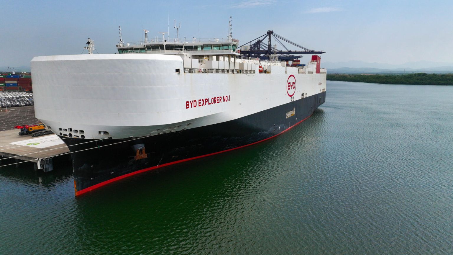 BYD y SSA Marine México operan su segundo buque Ro-Ro en Puerto Lázaro ...