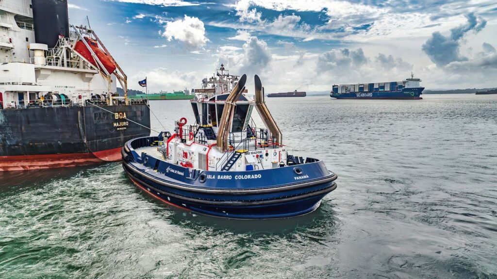 Canal de Panamá suma primeros remolcadores híbridos a su flota - PortalPortuario