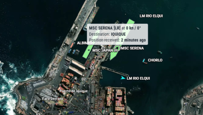 Hito doble en el Puerto de Iquique con la escala inaugural del MSC Serena e inicio del servicio ...